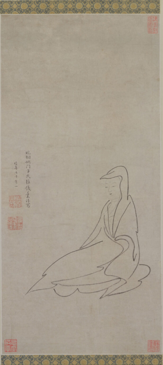 A Guanyin de branco feita no traço preto de Fang Weiye – Hoje Macau